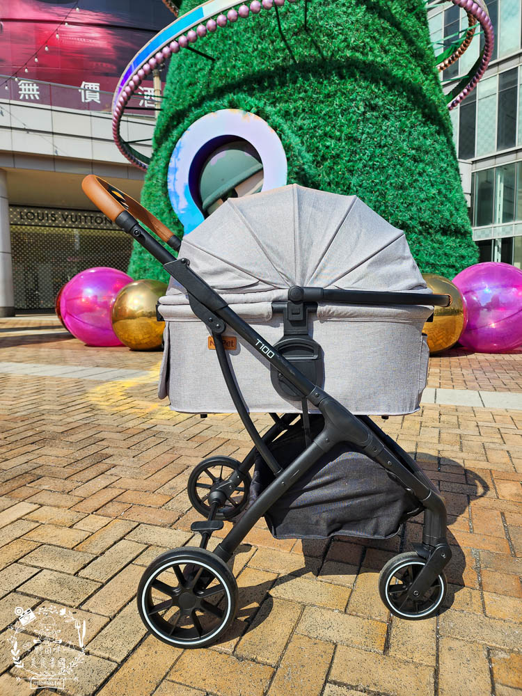 NiPet樂特派T100分離式寵物推車|分離式提籃設計可承重30公斤!單手收車快拆分離!附2側安全扣環寵物不掙脫